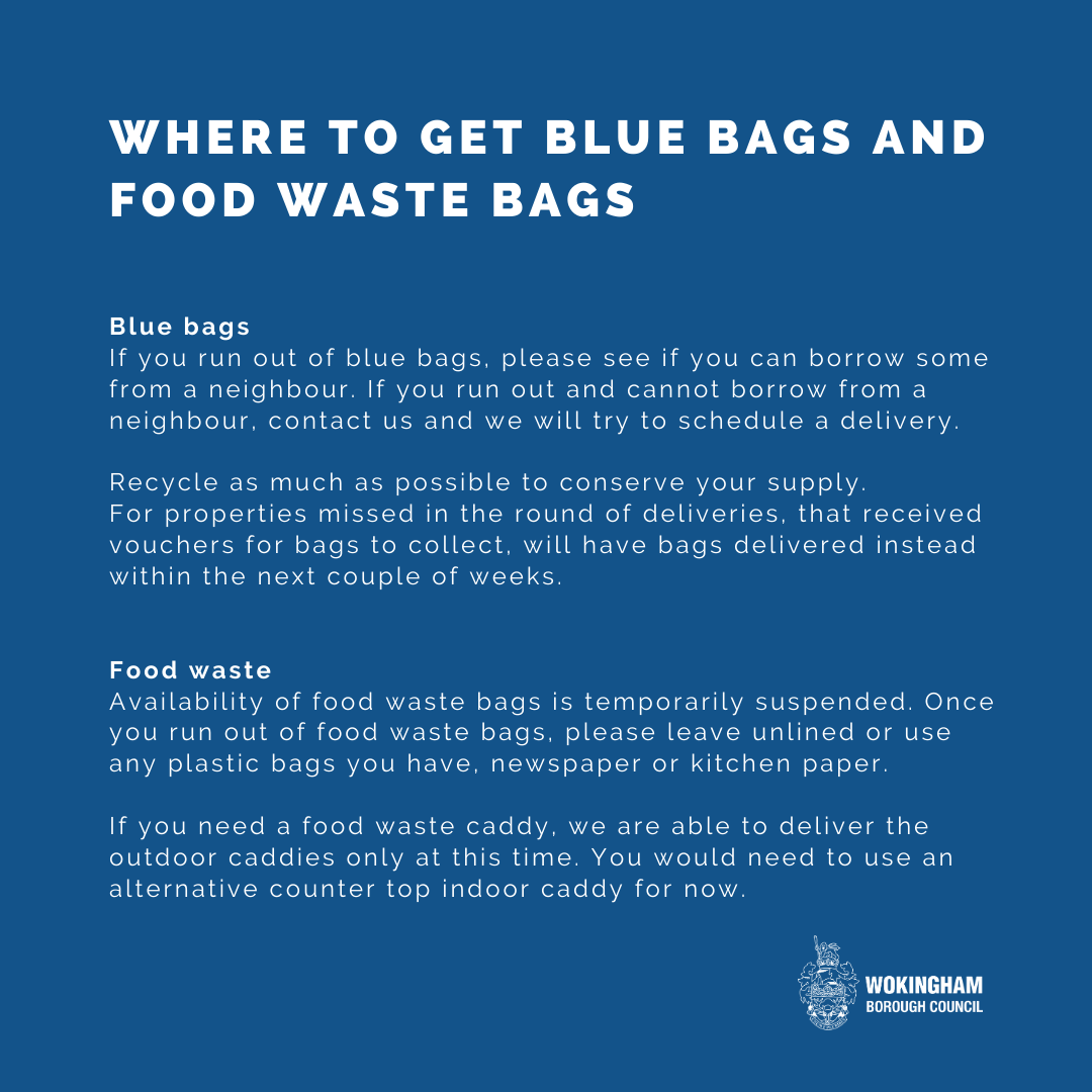 Blue Bags and Food Waste – Earley Town Council