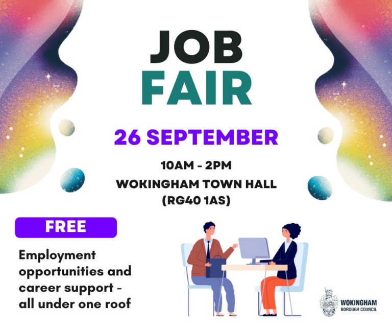 Wokingham Job Fair – Tuesday 26th September – Earley Town Council
