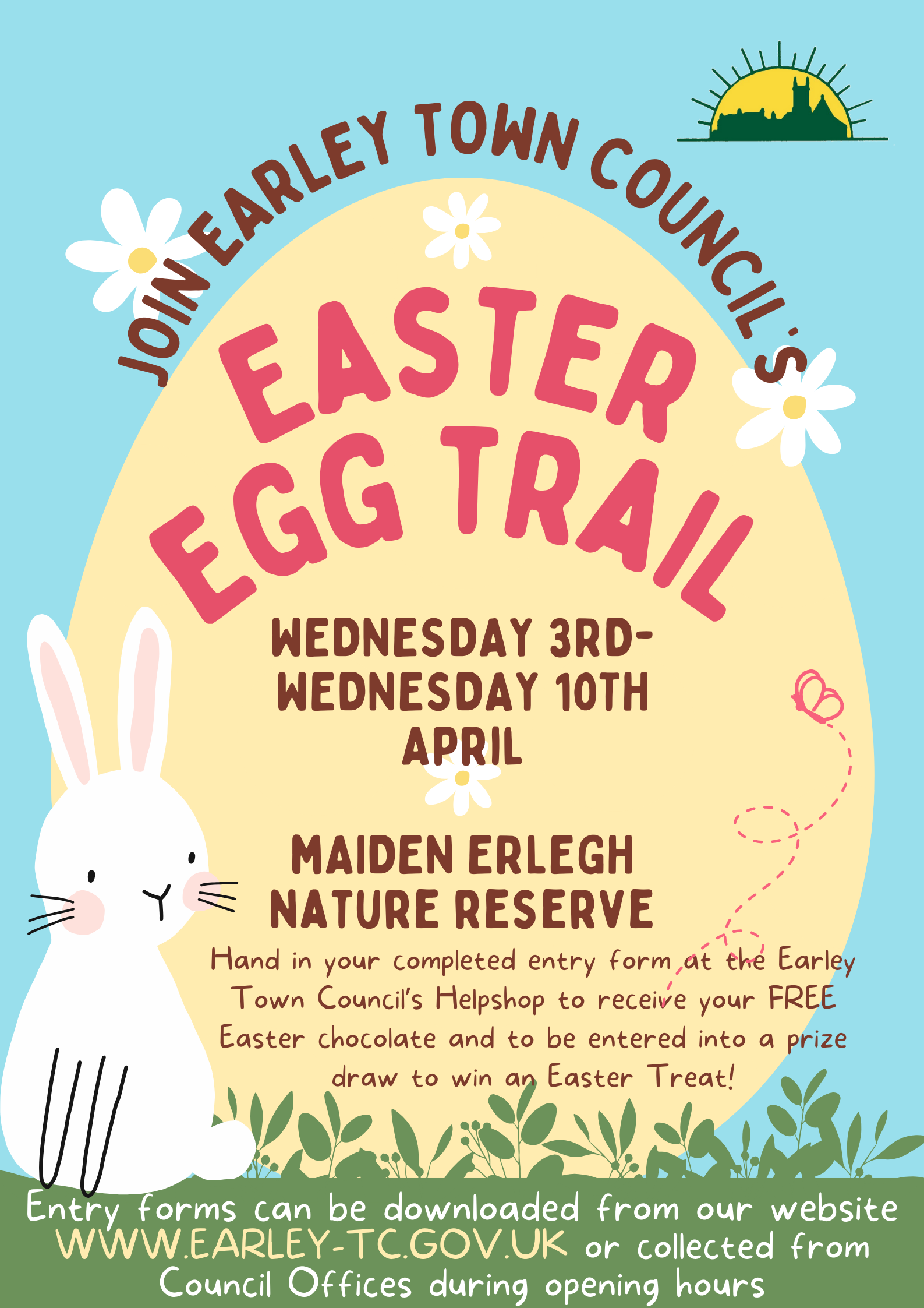 Join Earley Town Council’s Easter Egg Trail – Earley Town Council