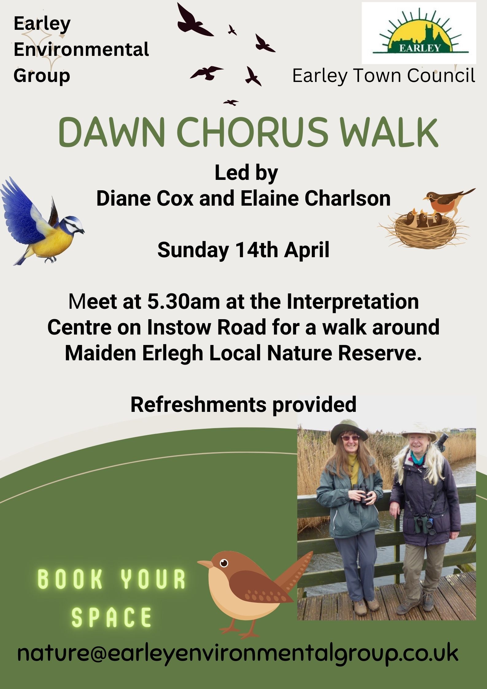 Earley Environmental Group – Dawn Chorus Walk – Sunday 14th April ...