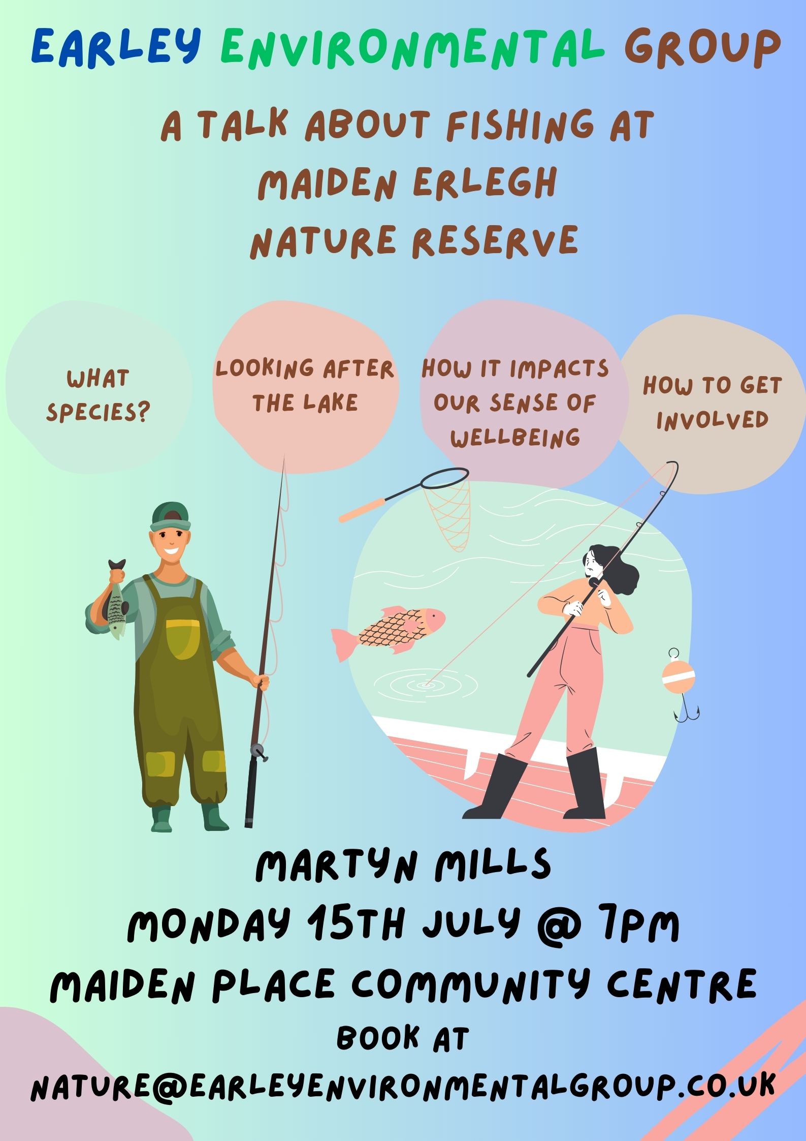 EEG Fishing Talk – Monday 15th July – Earley Town Council