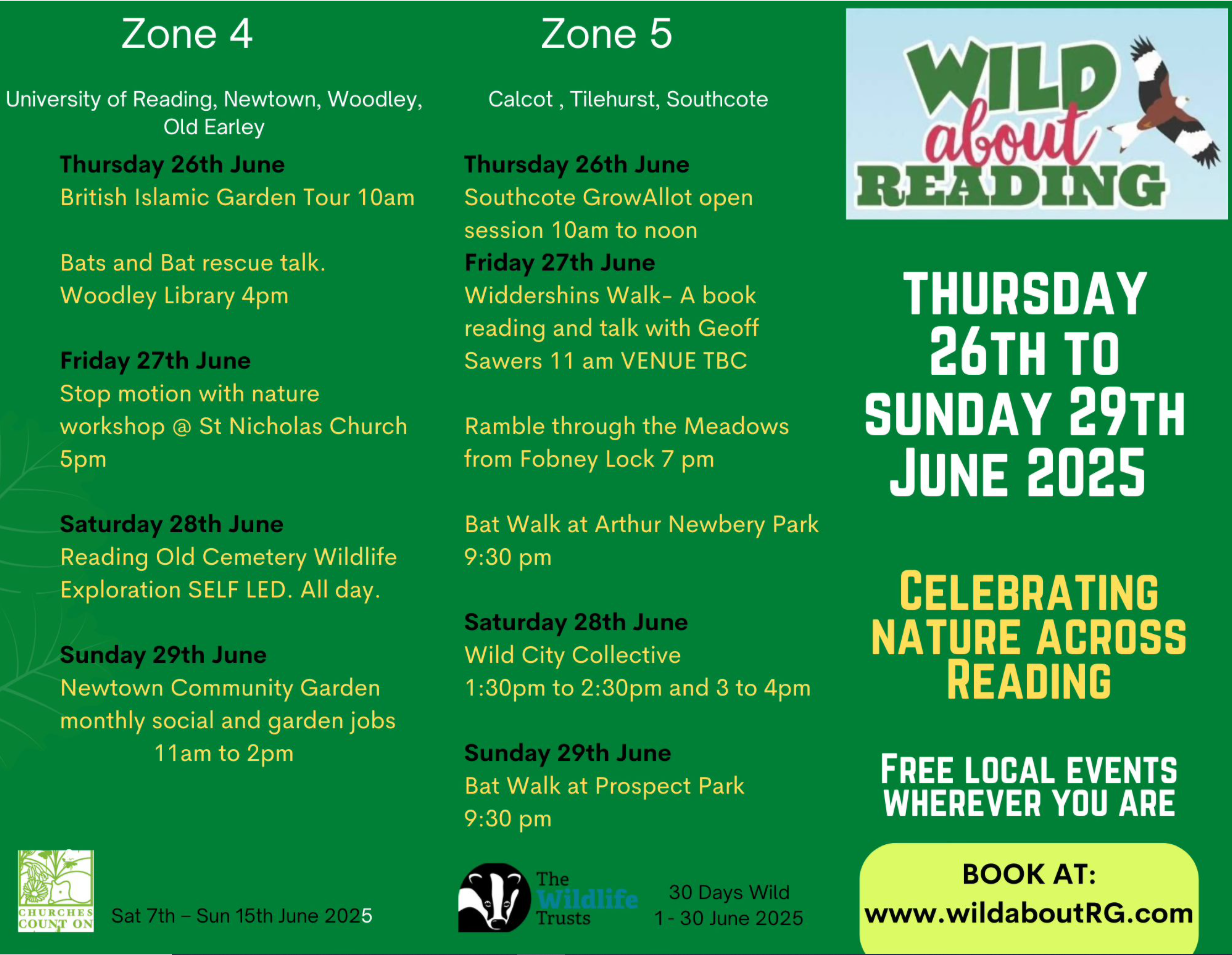 Wild about Reading Events – Earley Town Council